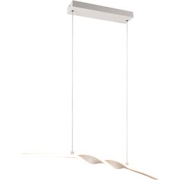 OTTO HOME LED Pendelleuchte "ADELLA, LED H&auml;ngelampe 20W 2500 Lumen CCT 2700-6500K Lichtfarbe", greige, 1, H: 150cm, 1 Stk., Leuchten, Fernbedienung, dimmbar, Nachtlicht Memoryfunktion, Metall warm grey, LED Pendelleuchte