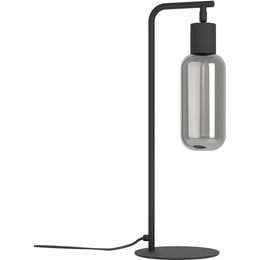 Eglo Tischleuchte "MAIONE Tischlampe - Stahl - E27 - 1X4W - IP20", schwarz, 1, H: 50,5cm, 1 Stk., Leuchten, Nachttischlampe, Schreibtischleuchte, Leselampe,L17 x B9 x H50,5 cm, Tischleuchte
