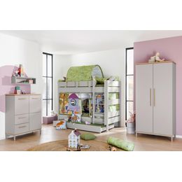 Spielbett Paidi, B:136,3cm H:160,6cm L:210,4cm, wei&szlig;, Kinderzimmer, Betten, "TIAGO in verschiedenen Gr&ouml;&szlig;en und Farben, Etagenbett mit Leiter",