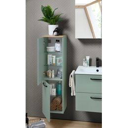 Midischrank SAPHIR, B:32,4cm H:115,4cm T:32,2cmsalbei nachbildung, Holzwerkstoff, Badezimmer, Schr&auml;nke, "Quickset 500, Badschrank 32,4 cm breit, 2