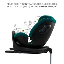 Kinderkraft Baby Autokindersitz "XRIDER 2 i-Size", gr&uuml;n, Materialmix, Kindersitze, 360 &ndash; drehbarer Kindersitz