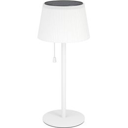 Eglo Tischleuchte "SCORDIANO Tischlampe - Stahl - SOLAR-LED - 2,3W - IP44", 1, &Oslash; 13cm H: 38cm, 1 Stk.wei&szlig;, Wohnzimmer, Leuchten, Solarleuchte,