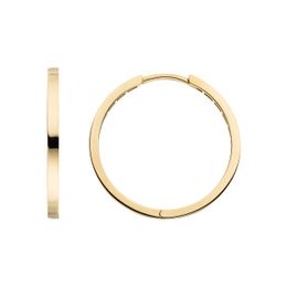 Jobo Damen Paar Creolen "rund Ohrringe 25 mm", 24,9mm, Gelbgold 333gelbgold 333, Gelbgold 333, Ohrringe, 8 Karat 333 Gold