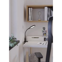 Eglo Klemmleuchte "LAURO Klemmlicht - Kunststoff - LED - 1X5,5W - IP20", 1, H: 37,5cm, 1 Stk.schwarz, Leuchten, Klemmlampe, Schreibtischlampe,