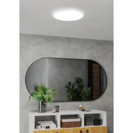 Eglo Deckenleuchte "Rovito-R Deckenlampe, Deckenbeleuchtung, Badlampe, Kunststoff, IP44", 1, &Oslash; 38,9cm H: 3cm, 1 Stk.wei&szlig;, Wohnzimmer, Leuchten,
