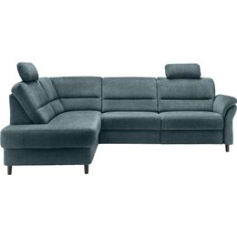 Ecksofa Home Affaire, B:268cm H:90cm T:94cmblau, 100% Polyester, Sofas, "Cavoli"