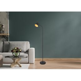 NOWA Stehlampe "JASON", &Oslash; 20cm H: 145cm, 1 Stk., schwarz, Wohnzimmer, Leuchten, Stehlampe Wohnzimmer Schlafzimmer Flur Design-Leuchte