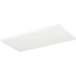 Eglo Deckenleuchte "Rovito-Z Deckenlampe, IP44, Badezimmerlampe aus Kunststoff, Lampe", 1, H: 3cm, 1 Stk.wei&szlig;, Leuchten, Wand-/Deckenleuchte - L57 x