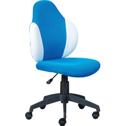 B&uuml;rostuhl Inter Link, B:52cm H:94cm T:56cmblau, wei&szlig;, St&uuml;hle, f&uuml;r Kinder und Jugendliche