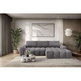 Ecksofa OTTO HOME, B:270cm H:84cm T:166,5cm, grau, 100% Polyester, Wohnzimmer, Sofas, "AZITA L-Form, 270 cm - OTTO. Verl&auml;ssliche Qualit&auml;t.",