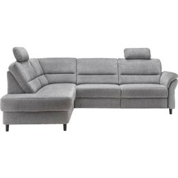 Ecksofa Home Affaire, B:268cm H:90cm T:94cmgrau, 100% Polyester, Sofas, "Cavoli"