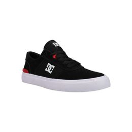 DC Shoes Herren Skateschuh "Teknic S", Gr. 9schwarz, wei&szlig;, Obermaterial: Leder (Kuh) / Futter: Textil / Au&szlig;ensohle: Gummi, Schuhe