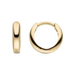 Jobo Damen Paar Creolen "rund Ohrringe 11 mm", 11,8mm, Gelbgold 333gelbgold 333, Gelbgold 333, Ohrringe, 8 Karat 333 Gold