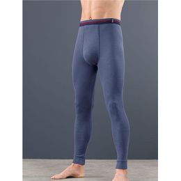 King&acute;S Club KINGS CLUB Herren Lange Unterhose, Gr. 6, blau, 75% Baumwolle, 25% Polyester, Unterhosen