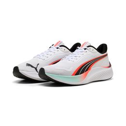 Puma Herren Laufschuh "POUNCE LITE", Gr. 41Puma wei&szlig;, glowing rot, Textil, Schuhe