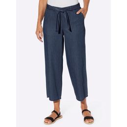 Classic Basics Damen Schlupfjeans, blau, Gr. 48, unifarben, 100% Baumwolle, Jeans