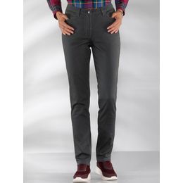 Classic Basics Damen Bequeme Jeans, grau, Gr. 25, unifarben, 98% Baumwolle, 2% Elasthan, Jeans