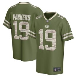 Fanatics Herren Footballtrikot "Fanatics Trikot Green Bay Packers CAMO Foundation", gr&uuml;n, Gr. L, 100% Polyester, Trikots
