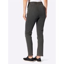 Casual Looks Damen Bequeme Jeans, grau, Gr. 46, unifarben, 99% Baumwolle, 1% Elasthan, Jeans