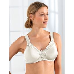 Viania Damen B&uuml;gelloser BH, Gr. 85, beige, 68% Polyester, 13% Elasthan, 12% Baumwolle, 7% Polyamid, BHs