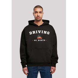 F4NT4STIC Herren Kapuzenpullover "Driving Home Weihnachten", schwarz, Gr. XS, Obermaterial: 100% Baumwolle, Pullover, Weihnachten, Geschenk, Logo