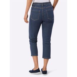 Casual Looks Damen 7/8-Jeans, blau, Gr. 36, unifarben, 99% Baumwolle, 1% Elasthan, Jeans