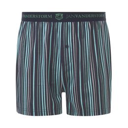 Jan Vanderstorm Herren Boxershorts "Boxershorts KURTAN", Gr. L, blau, Obermaterial: 100% Baumwolle CO., Unterhosen