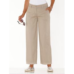7/8-Jeans Classic Basics, Damen, Gr. 22, Kurzgr&ouml;&szlig;en, beige, 100% Baumwolle, unifarben, lang, Jeans