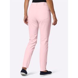 Classic Basics Damen Bequeme Jeans, rosa, Gr. 42, unifarben, 97% Baumwolle, 3% Elasthan, Jeans