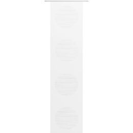 Neutex for you! Schiebegardine NEUTEX FOR YOU, B:57cm H:225cm, wei&szlig;, Scherli, Polyester, Wohnzimmer, Gardinen, "Padova", inkl. Befestigungszubeh&ouml;r, Halbtransparent,