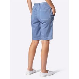 Classic Basics Damen Jeansbermudas, blau, Gr. 36, unifarben, 98% Baumwolle, 2% Elasthan, Jeans