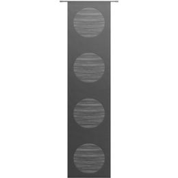 Neutex for you! Schiebegardine NEUTEX FOR YOU, B:57cm H:145cm, grau, Scherli, Polyester, Wohnzimmer, Gardinen, "Padova", inkl. Befestigungszubeh&ouml;r, Halbtransparent,