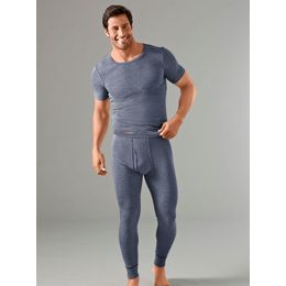 King&acute;S Club KINGS CLUB Herren Lange Unterhose, Gr. 9, blau, 100% Baumwolle, Unterhosen