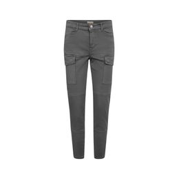soyaconcept Damen Chinohose "Soya Concept Trouser SC-SHADI POWER STRET 21-B"9700 iron grau, Gr. 40, Obermaterial: 62% Baumwolle, 32% Polyester, 6%