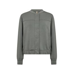 soyaconcept Damen Cardigan "Soya Concept Cardigan SC-BANU 225", grau, Gr. L, Obermaterial: 48% Lyocell, 48% Polyester, 4% Elasthan, Strickjacken