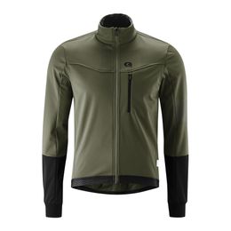 Gonso Herren Fahrradjacke "Valaff"olivgr&uuml;n, Gr. M, 100% Polyester, Jacken, Herren Softshell-Jacke, Windjacke atmungsaktiv und wasserabweisend