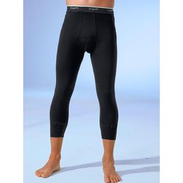 Bugatti Herren Lange Unterhose, Gr. 10, schwarz, 100% Baumwolle, Unterhosen