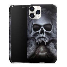 DeinDesign iPhone 11 Pro Handy Premium Case Smartphone Handyh&uuml;lle Schutzh&uuml;lle matt Halloween Totenkopf Skull Premium Case