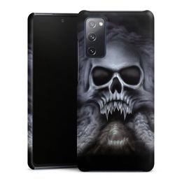 DeinDesign Galaxy S20 FE Handy Premium Case Smartphone Handyh&uuml;lle Schutzh&uuml;lle matt Halloween Totenkopf Skull Premium Case