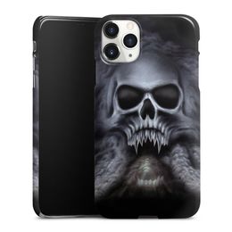 DeinDesign iPhone 11 Pro Max Handy Premium Case Smartphone Handyh&uuml;lle Schutzh&uuml;lle gl&auml;nzend Halloween Totenkopf Skull Premium Case
