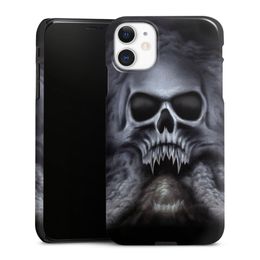 DeinDesign iPhone 11 Handy Premium Case Smartphone Handyh&uuml;lle Schutzh&uuml;lle gl&auml;nzend Halloween Totenkopf Skull Premium Case