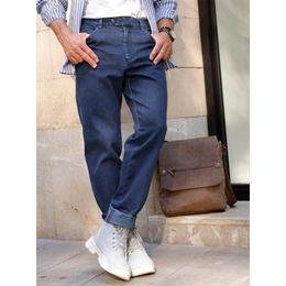 Br&uuml;hl BR&Uuml;HL Herren Dehnbund-Jeans, blau, Gr. 56, unifarben, 78% Baumwolle, 21% Polyester, 1% Elasthan, Jeans