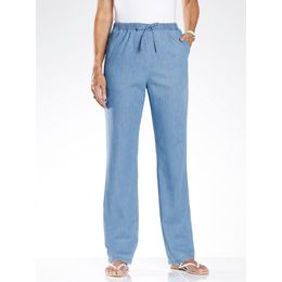 Classic Basics Damen Bequeme Jeans, blau, Gr. 20, unifarben, 100% Baumwolle, Jeans