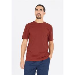 CRUZ Herren T-Shirt "Highmore"weinrot, Gr. XXXL, unifarben, 100% Baumwolle, Shirts, aus reiner Baumwolle
