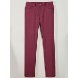 Classic Basics Damen 5-Pocket-Jeans, rot, Gr. 19, unifarben, 98% Baumwolle, 2% Elasthan, Jeans