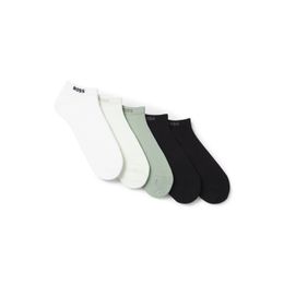 BOSS Herren Sneakersocken "5P AS Uni CC", Gr. 43open miscellaneous 978, Baumwollmischung, Socken, mit BOSS Label