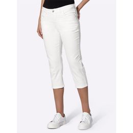 Heine Damen Bequeme Jeans, wei&szlig;, Gr. 48, unifarben, 98% Baumwolle, 2% Elasthan, Jeans
