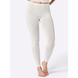 Damen Lange Unterhose, Gr. 36champagner, 83% Modal, 9% Kaschmir, 8% Elasthan, Unterhosen