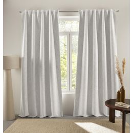 Verdunkelungsvorhang, B:135cm H:175cm, beige, LeGer Home by Lena Gercke, Polyester, Polyester, Kinderzimmer, Gardinen, "Marusha", Verdunkelnder