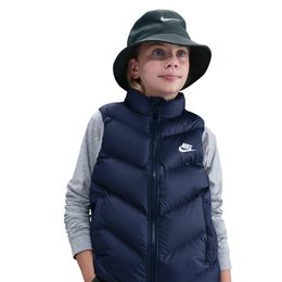 Nike Sportswear Kinder Funktionsweste "K NSW TF ADP PUFFER VEST"midnight navy, wei&szlig;, Gr. L, Obermaterial: 100% Polyester, Westen